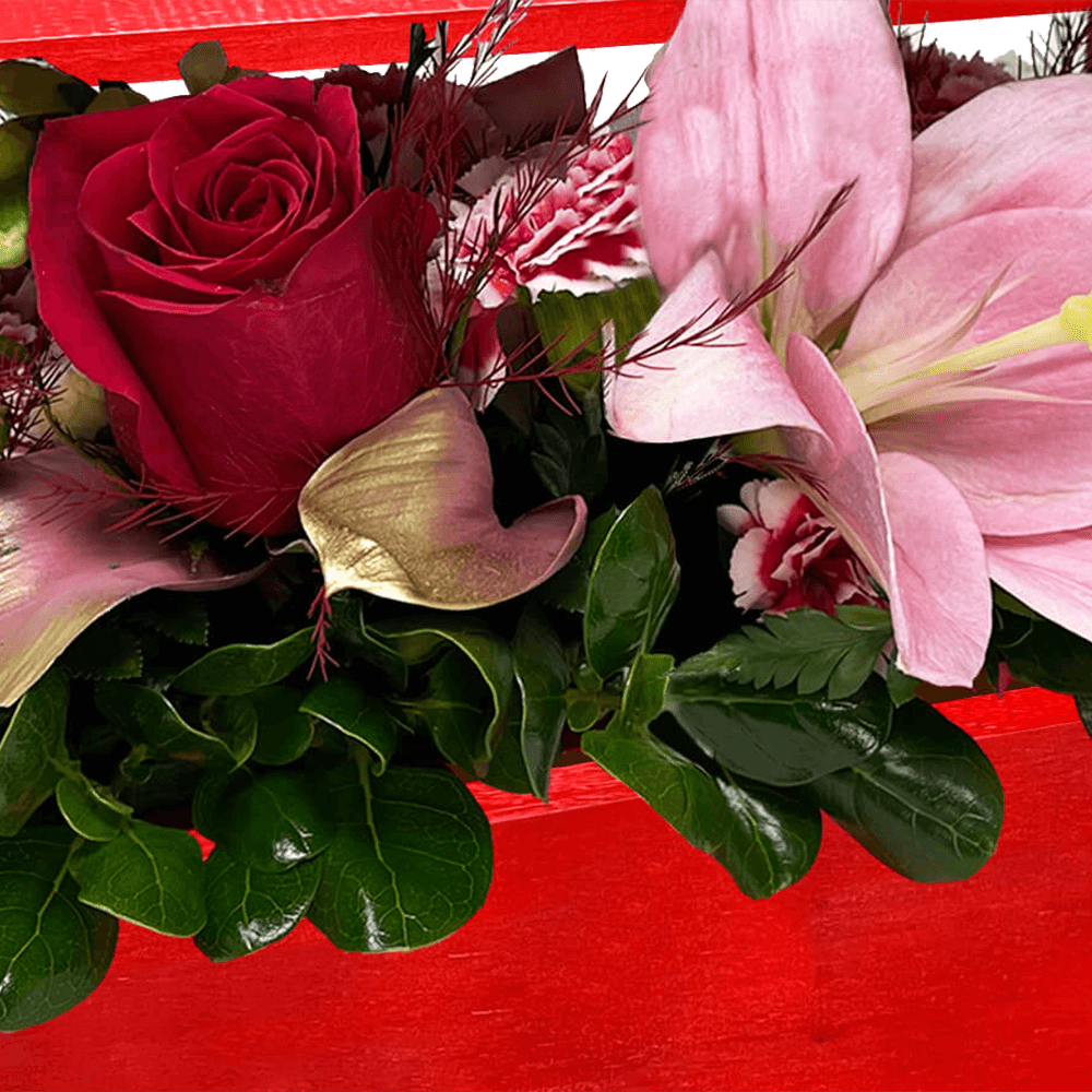 Gift Box Red Cerise