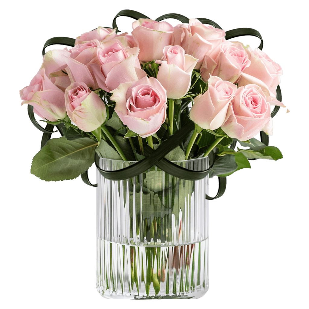 Gorgeous Light Pink Romantic Wedding Rose Centerpieces | GlobalRose