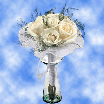 Rose Bouquet Delivery Ivory Roses | GlobalRose