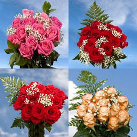 Mother's Day Special 6 Dozen Roses Best Price 72 Roses & Fillers 3 Red ...