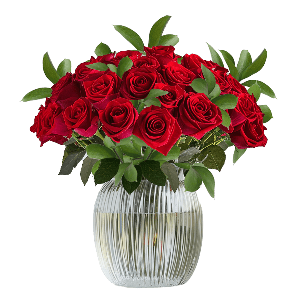 Vibrant Red Wedding Rose Centerpieces | GlobalRose