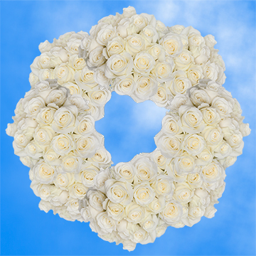 Wholesale Wedding Flowers Pure White Sugar Doll Roses | GlobalRose